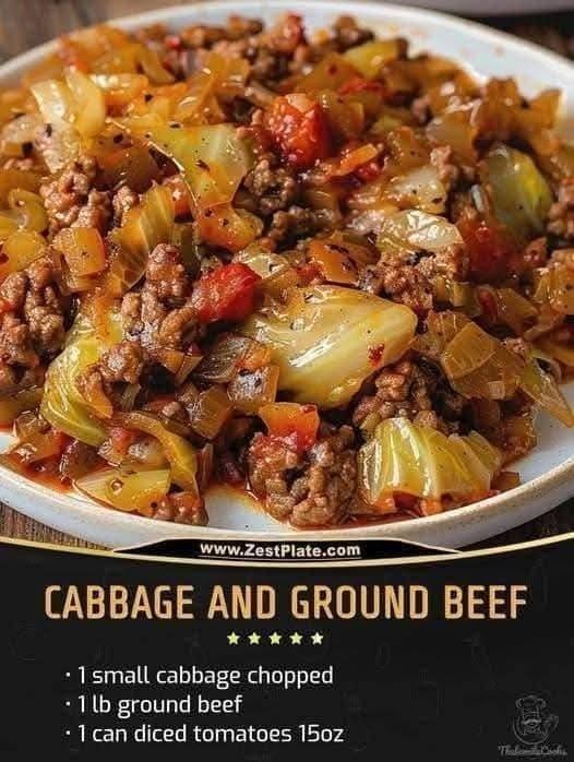 Ground Beef & Cabbage Skillet – Best Recipes